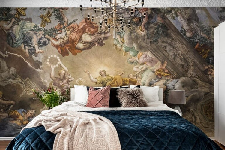 Italian Renaissance Mural Wallpaper – Luxury Custom Wall Art for ...