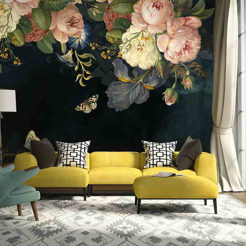 Living room Murals Wallpaper – DIVEROS