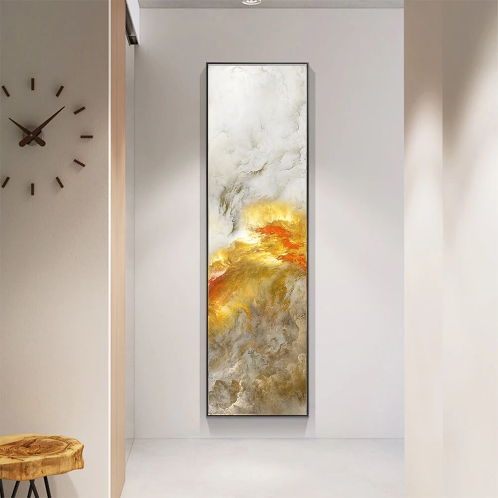 Abstract Cloud Sky Slim Canvas Prints Vertical Format Wall Art Nordic ...