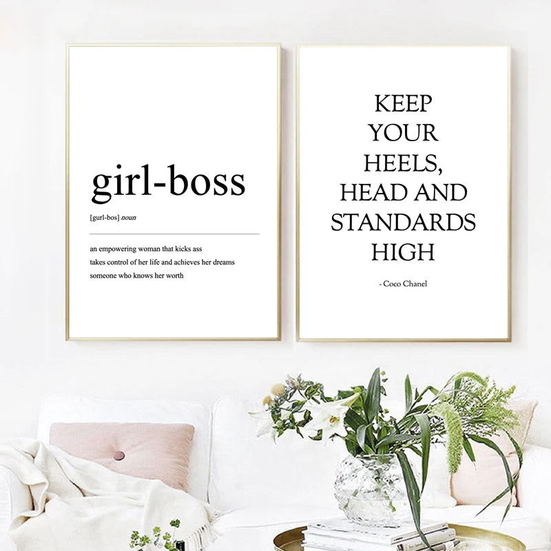 Fashion Canvas Prints - Chic Wall Art for Bedrooms, Living Rooms ...