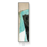 Abstract Geomorphic Vertical Strip Canvas Prints Modern Wall Art For E ...