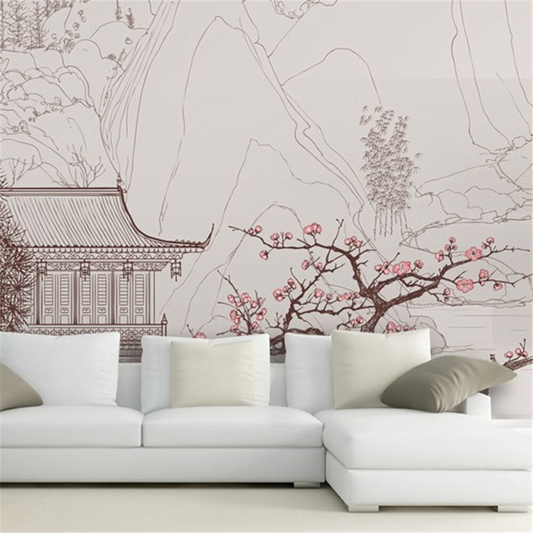 Buy Chinese Landscape Mural Wallpaper (SqM) at 20% off – DIVEROS