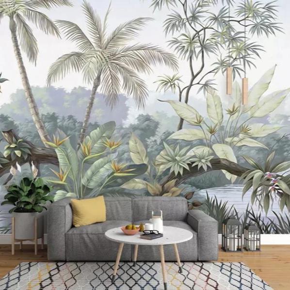 Jungle Murals Wallpaper Papier Peint – DIVEROS