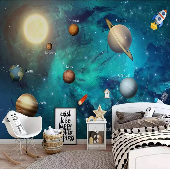 Buy Planets Mural Wallpaper (SqM) at 20% off – DIVEROS